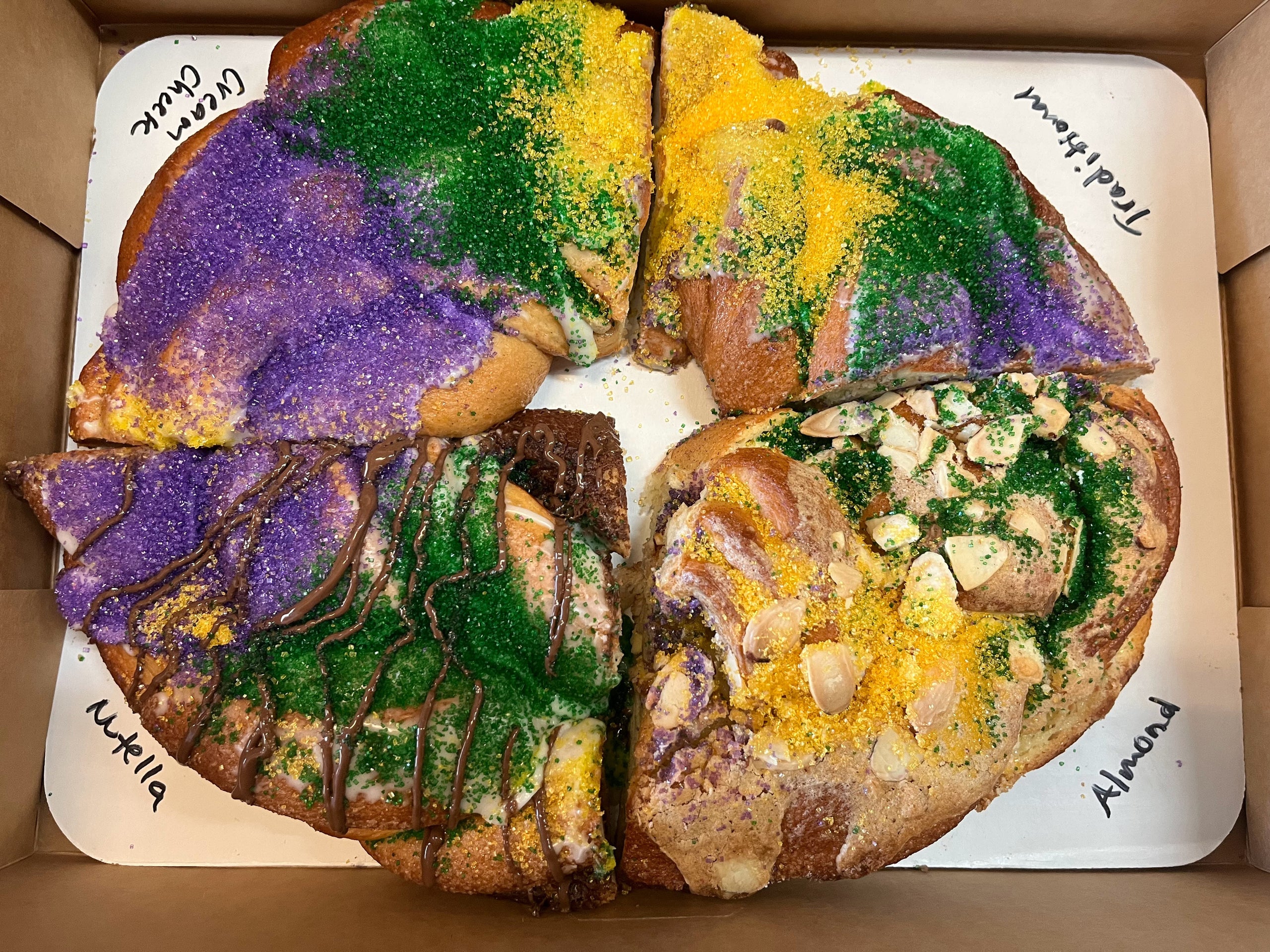 King Cake Sampler - FOR PICK UP | Laurel Street Bakery